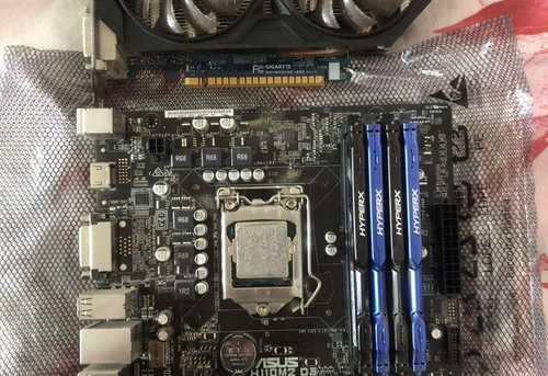 Asus H110M2 D3 + i5 6500 + RAM 16GB + GTX 750TI