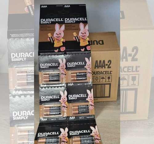 Батарейки duracell с гравировкой до 2034г