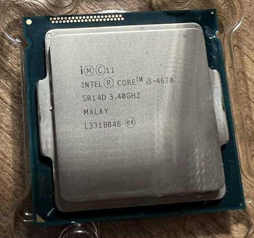 Процессор intel core i5 4670 haswell LGA1150