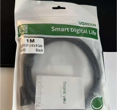 Кабель displayport 1.4 ugreen