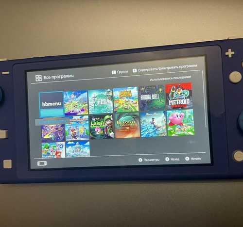 Nintendo switch lite прошитая чип