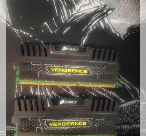 Оперативная память Corsair ddr3 8GB (2x4GB) 1600