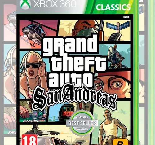 Grand Theft Auto (GTA): San Andreas Xbox 360, английская версия