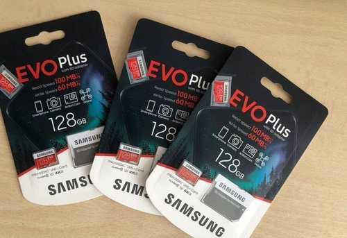 Арта памяти Samsung EVO Plus 128GB + SD adapter MB