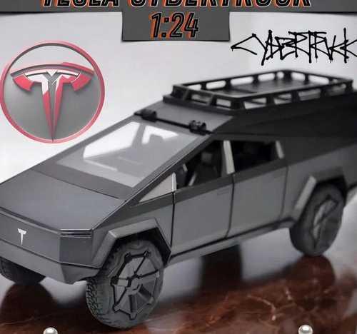 Машинка металлическая Tesla Cybertruck 1:24