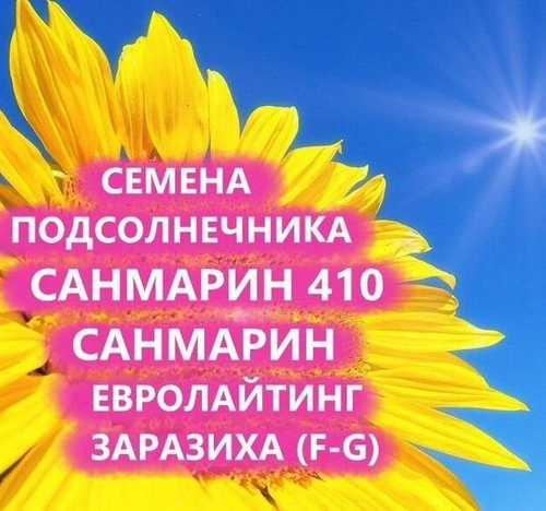 Семена подсолнечника Санмарин 410 Гибрид, Уфа