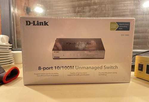 Коммутатор d link 8 port 10/100 desktop switch