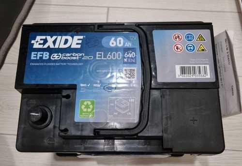 АКБ Exide EFB EL600 новый
