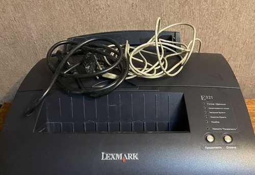 Принтер lexmark e321