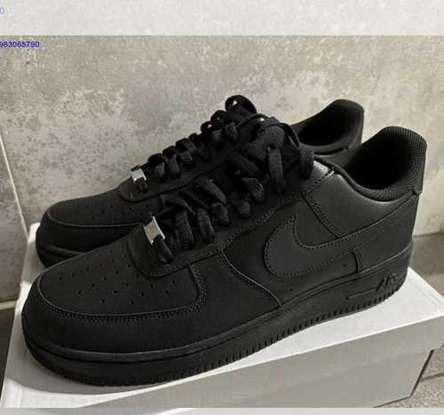 Кроссовки Nike air force 1 black оригинал