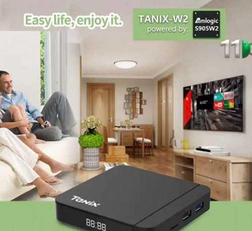 Android tv box Tanix W2 Тв приставка 2/16gb