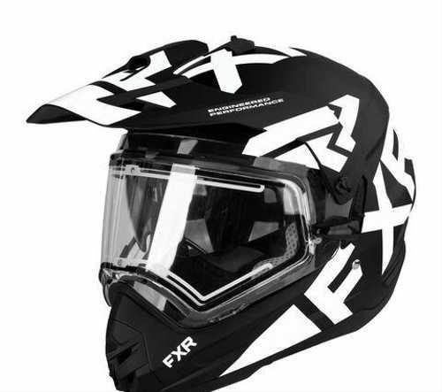Шлем FXR Torque X Team с подогревом,черно-белый