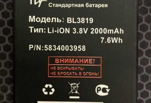 Батарея аккумуляторная BL 3819 На телефон Fly