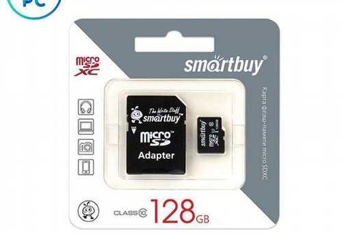 Флеш карта microSD 128GB Smartrbuy (SD адаптер)