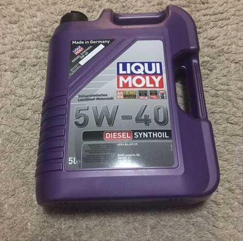 Масло моторное 5w40 liqui moly