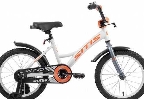Велосипед sitis wind 16 (2023) White-Orange Mos446