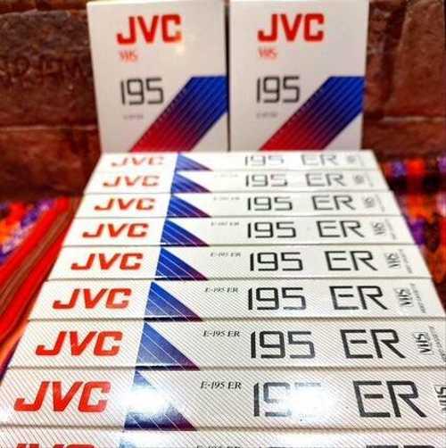 Новые видео кассеты JVC ER-195 (VHS)