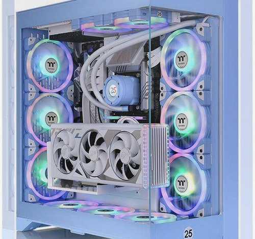 Корпус E-ATX Thermaltake CTE E600MX Hydrangea Blue