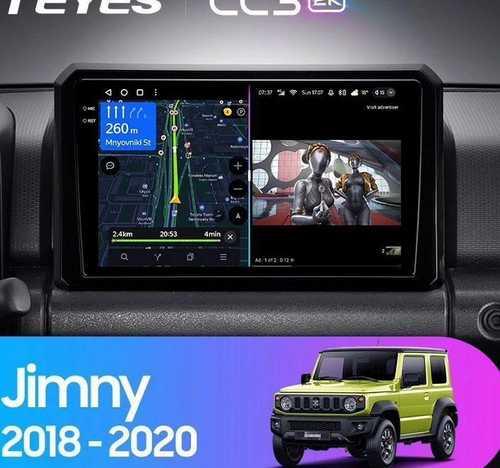 Магнитола для Suzuki Jimny Teyes CC3 2k 4/64