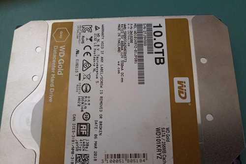 Hdd 10tb WD gold