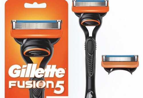 Мужская бритва Gillette Fusion5 с 2 кассетами