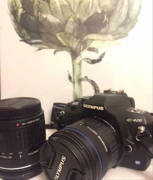Зеркальный фотоаппарат olympus E420