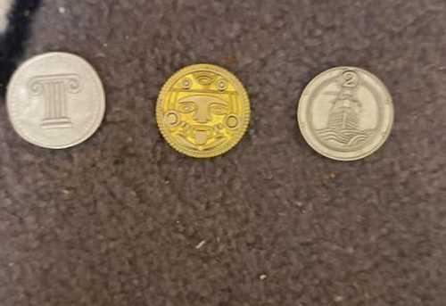Монетки коллекционирующие из магазина "Пятëрочка"