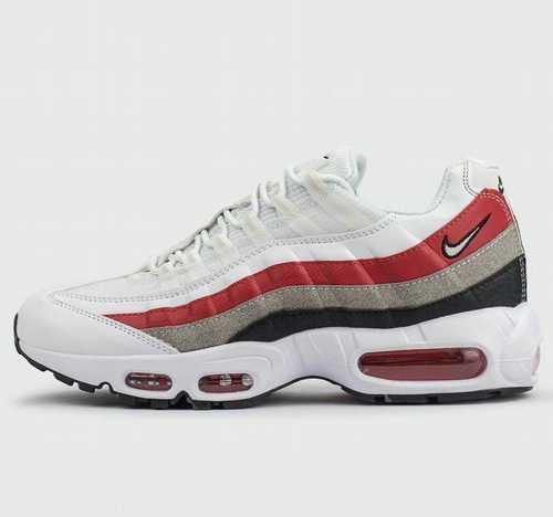 Кроссовки Nike Air Max 95 White / Grey / Red