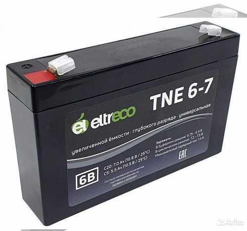 Аккумулятор для детского электромобиля TNE 6-7