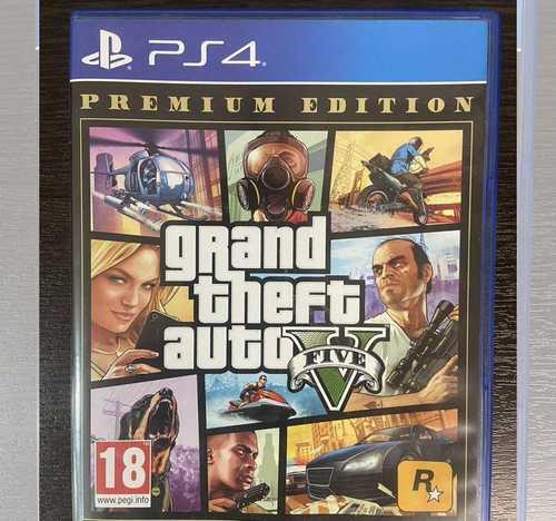 Диск для ps4 игра Gta5