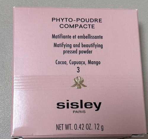 Пудра Sisley phyto-poudre compacte тон 3 новая