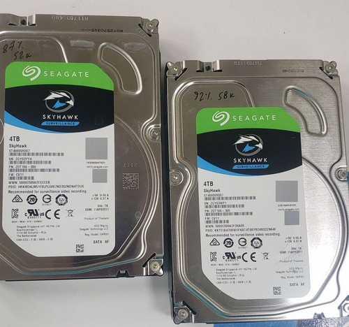 Жесткий диск 4Tb Seagate SkyHawk (не 100%)