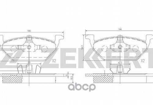Колодки торм. диск. передн. Audi A1 10- A3 96