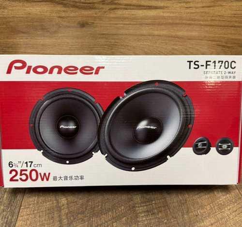 Компонентные оригинальные колонки Pioneer TS -F170