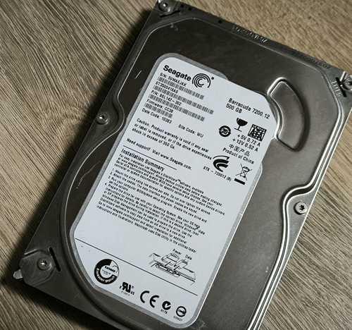 Жёсткий диск HDD Seagate 500Gb