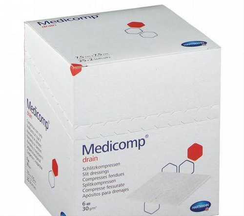 Салфетки medicomp стерильн., нетканые 7,5*7,5 см