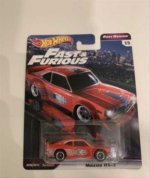 Hot wheels Mazda RX-3 F&F premium