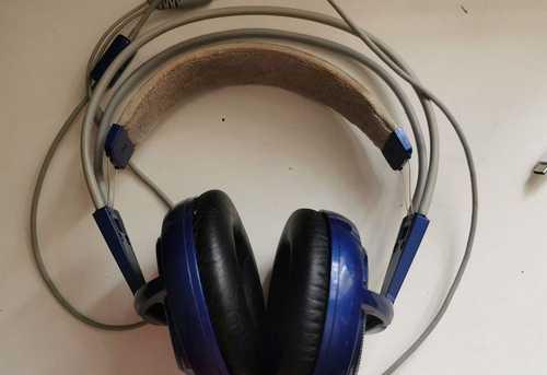 Игровые наушники steelseries Siberia v2 blue