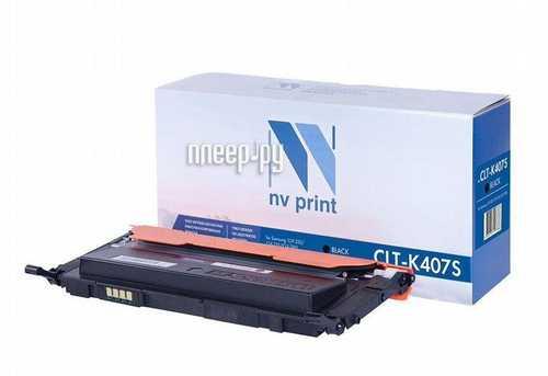 NV Print CLT-K407S Black для Samsung CLP-320/3