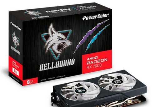 Видеокарта powercolor rx7600 hellhound 8gb