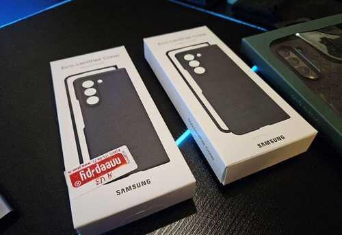 Чехол Samsung Eco-Leather Case Z Fold5 черный