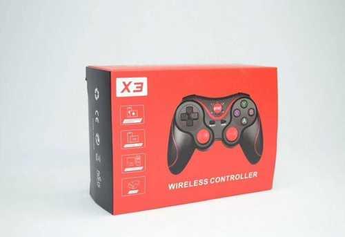 Геймпад X3 Bluetooth Black-Red PX/game-X3
