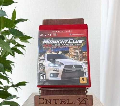 Midnight Club Los Angeles PS3 Диск