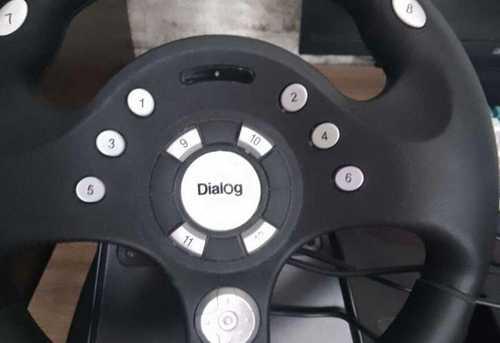 Игровой руль с педалями Dialog GW- 11VR