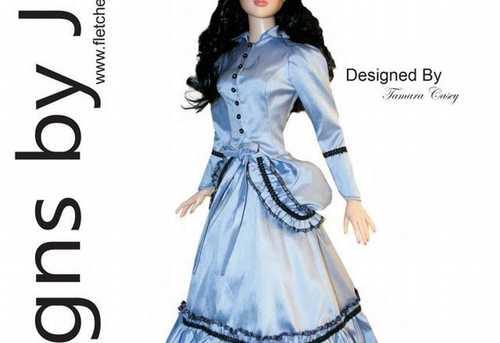 Дизайнер.выкройка платья-кукла Американская модель