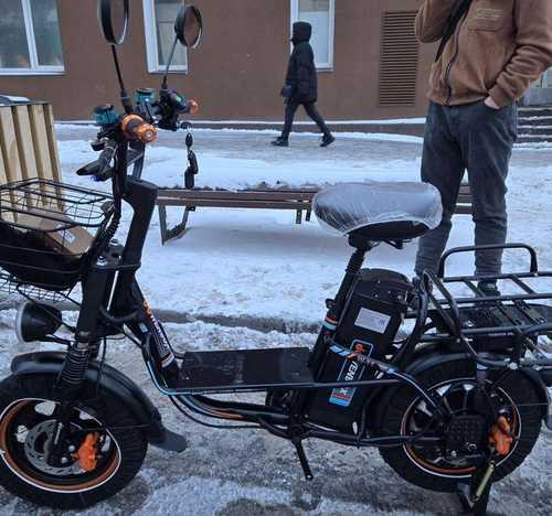 Электровелосипед WenboX Monster 60v/21ah снег new