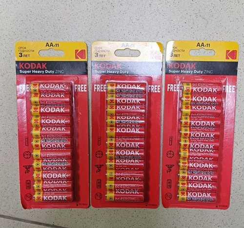 Батарейки 33 штуки аа kodak просроченные