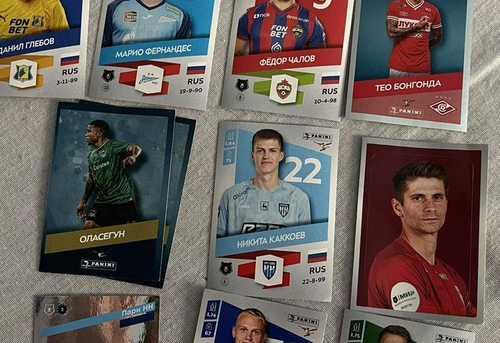 Наклейки panini рпл 2023 2024