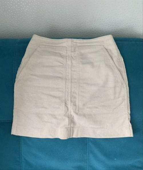 Юбка uniqlo вельветовая