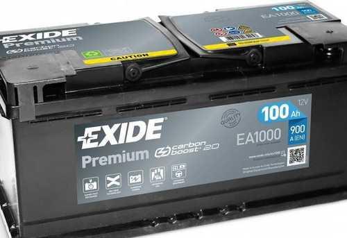 Аккумулятор Exide Premium 100Ah R+ новый